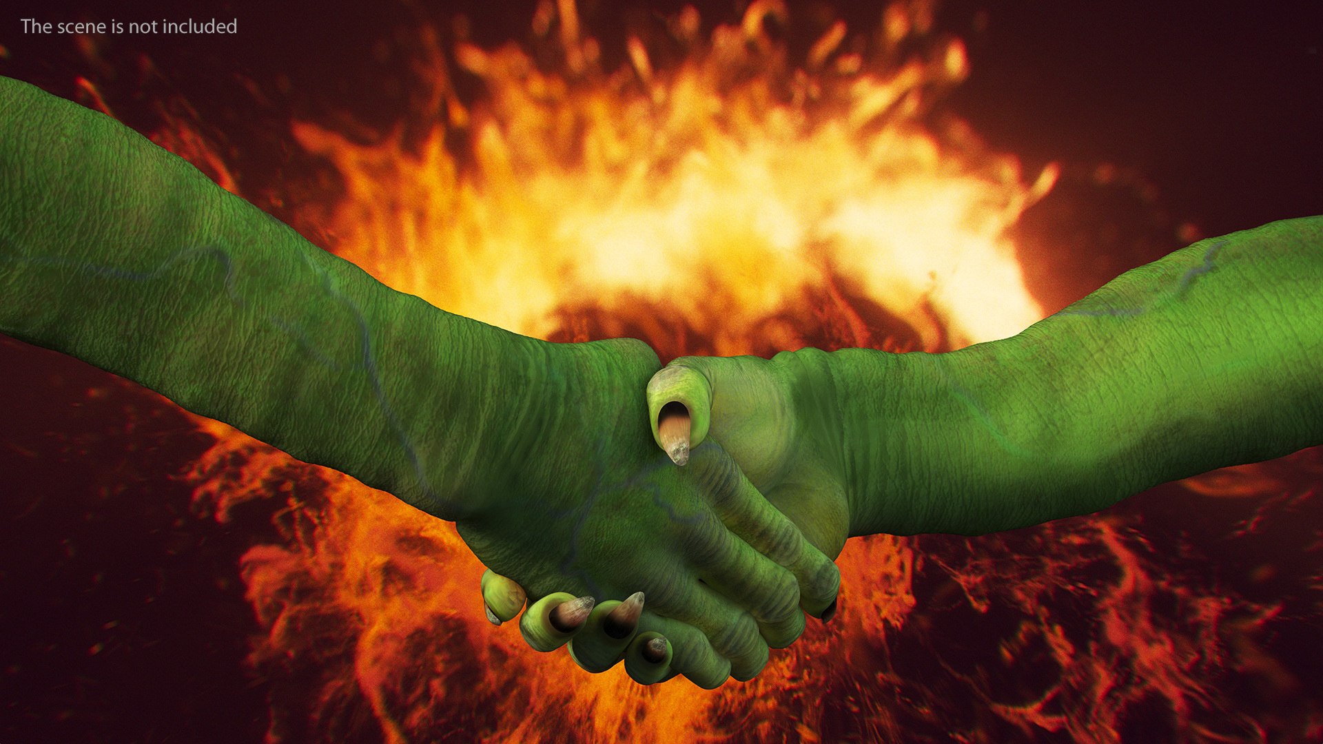 3D Handshake Green Goblin Hands Model - TurboSquid 2111404