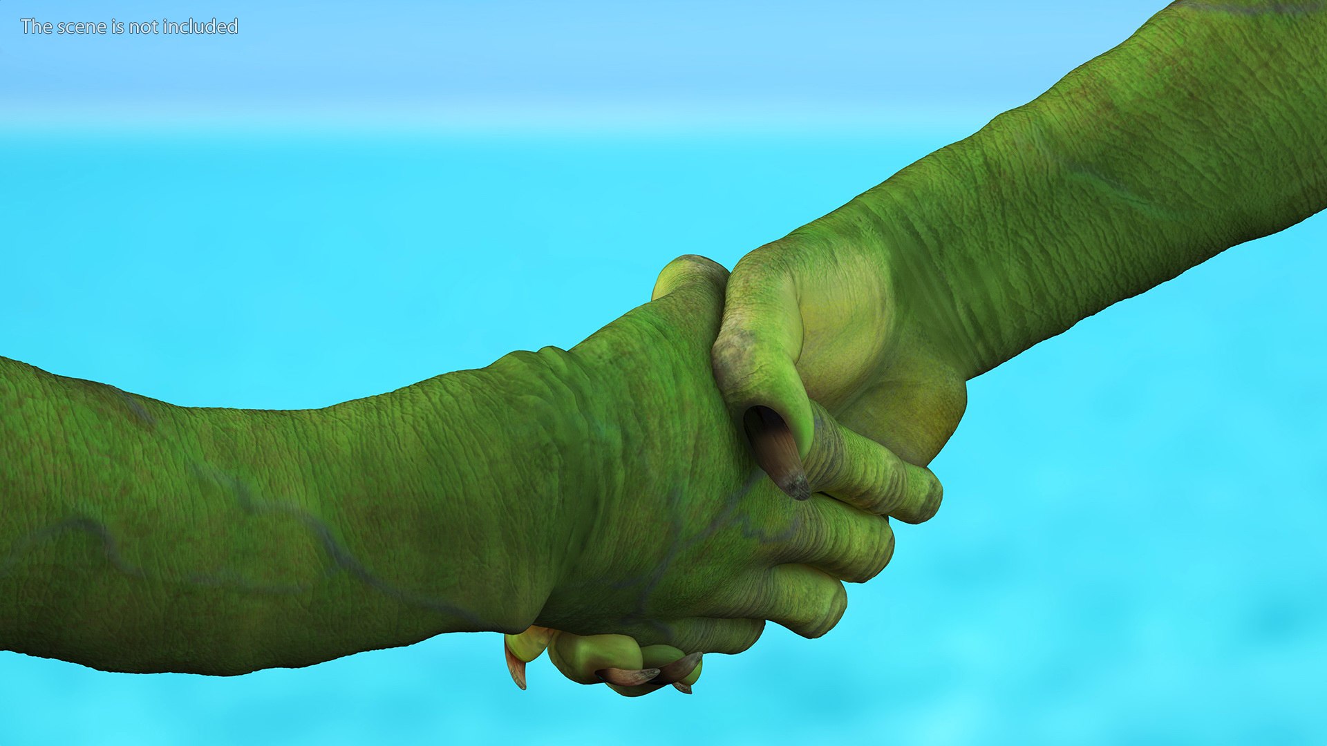 3D Handshake Green Goblin Hands Model - TurboSquid 2111404