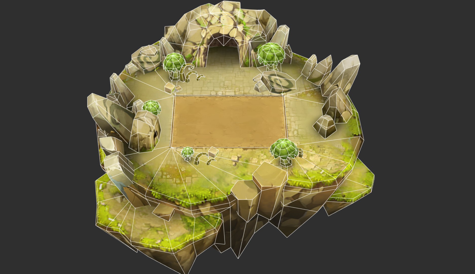 Jungle Map Hand-Painted Game Assets 3D - TurboSquid 2095779