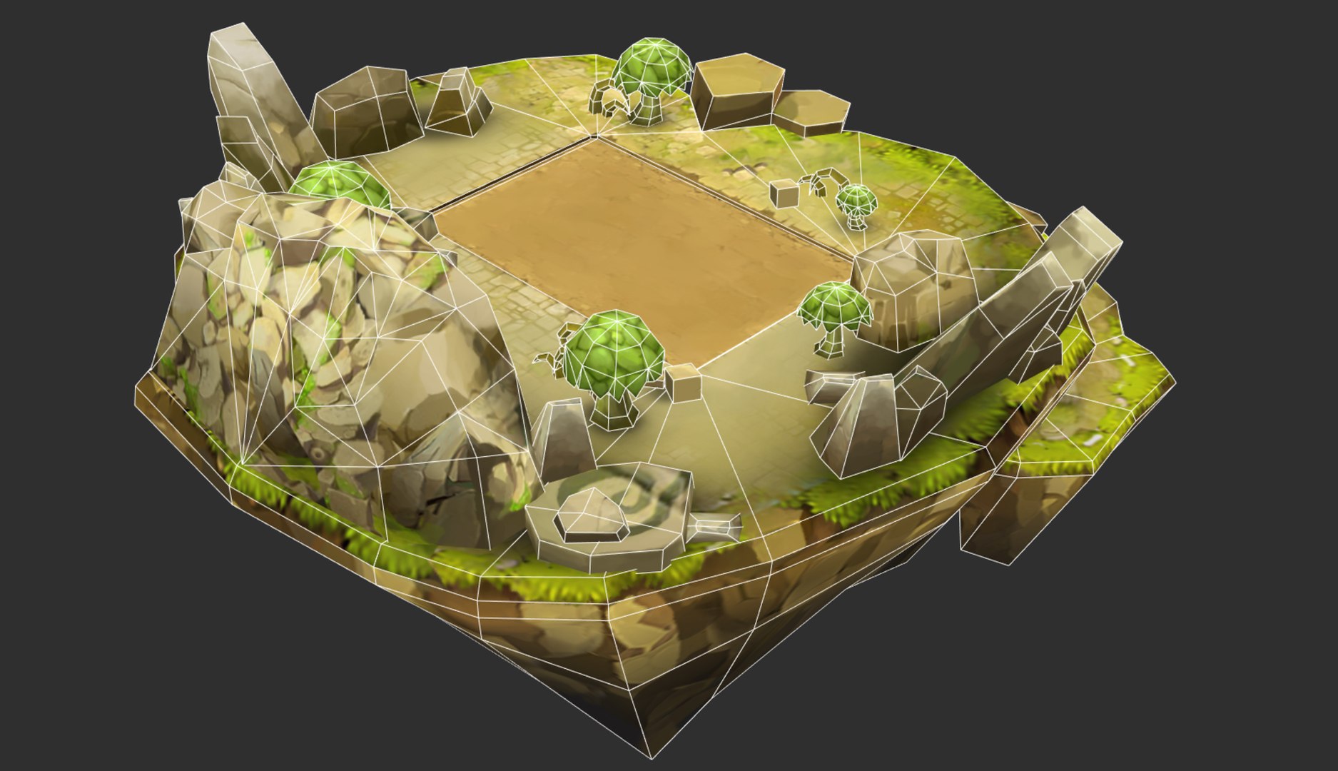 Jungle Map Hand-Painted Game Assets 3D - TurboSquid 2095779