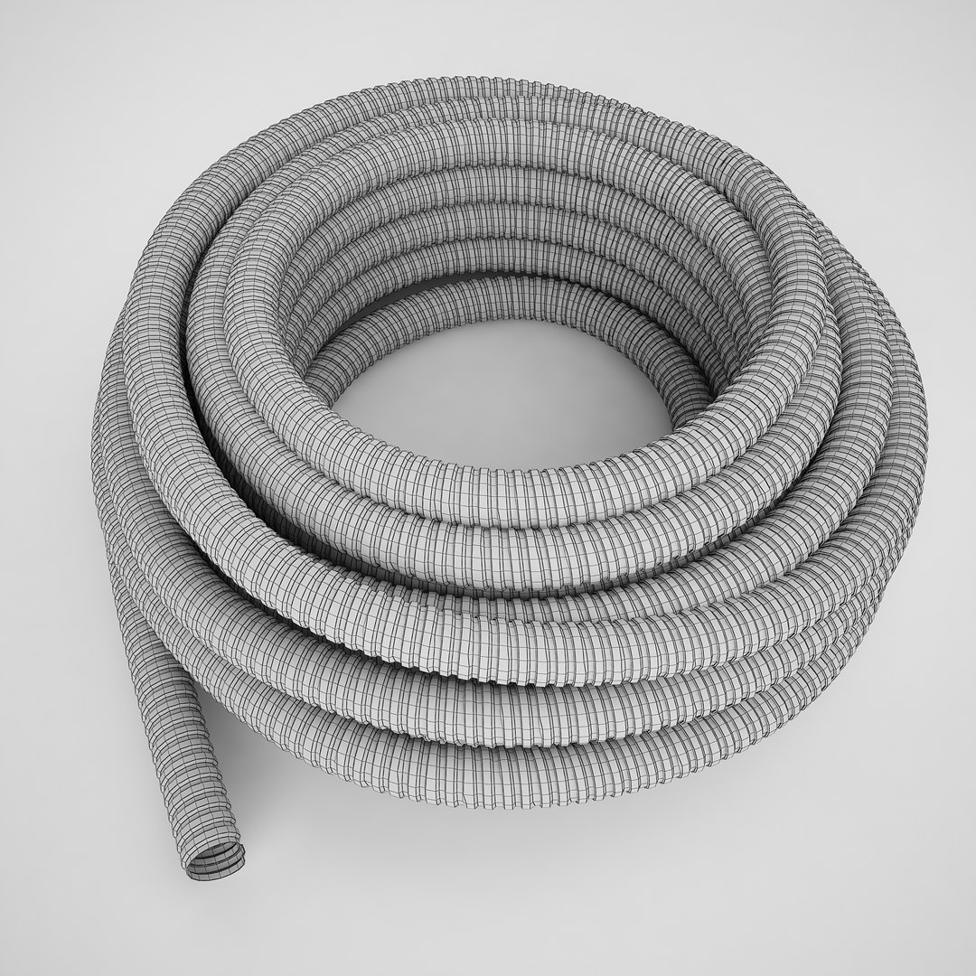 Flexible Steel Conduit Model - TurboSquid 1568232