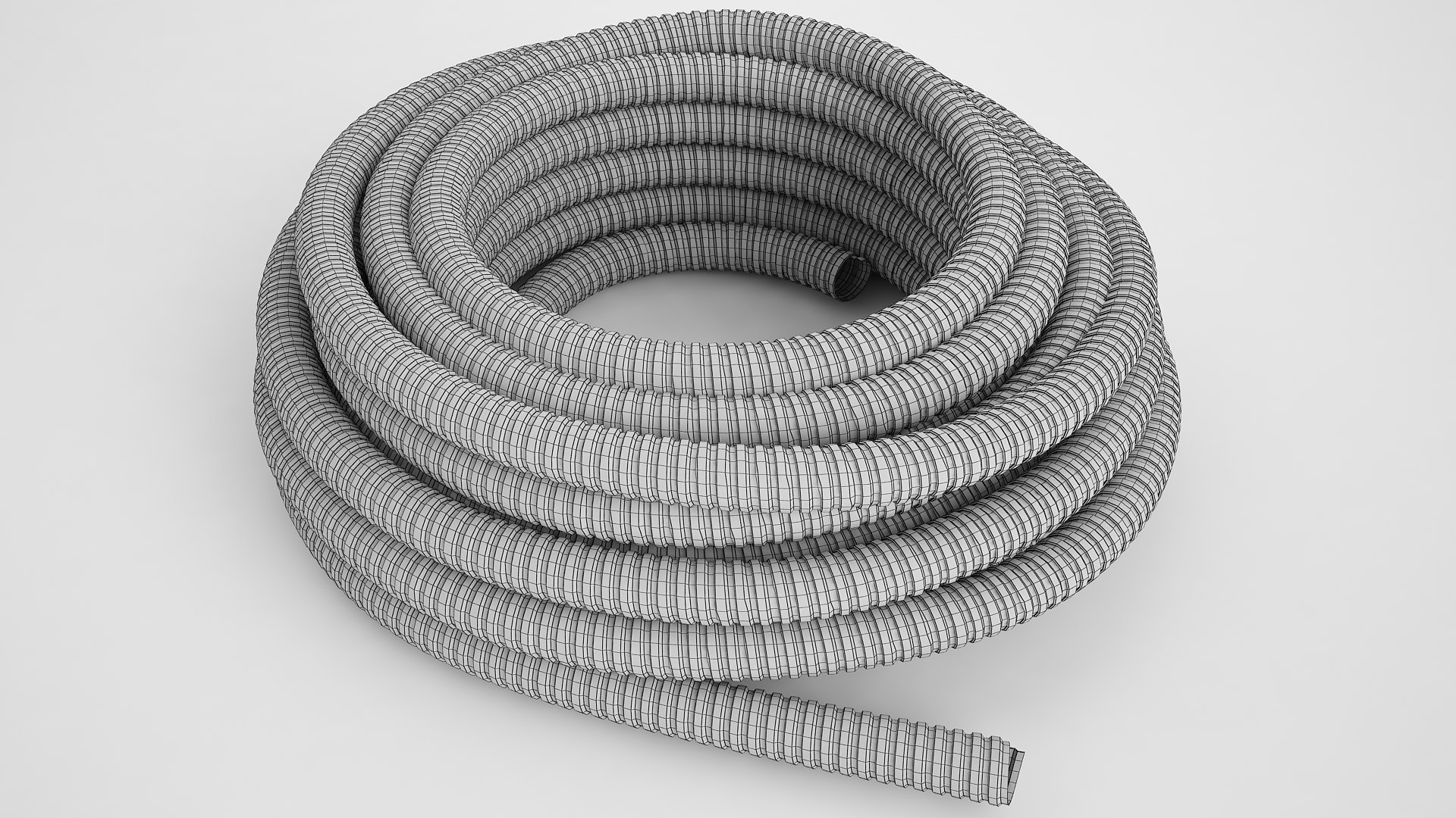 Flexible Steel Conduit Model - TurboSquid 1568232