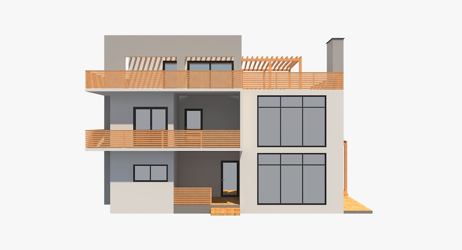 3D House Modern - TurboSquid 1368295