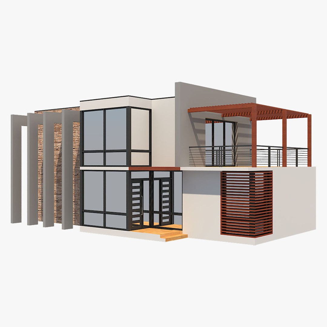 3D House Modern - TurboSquid 1368295