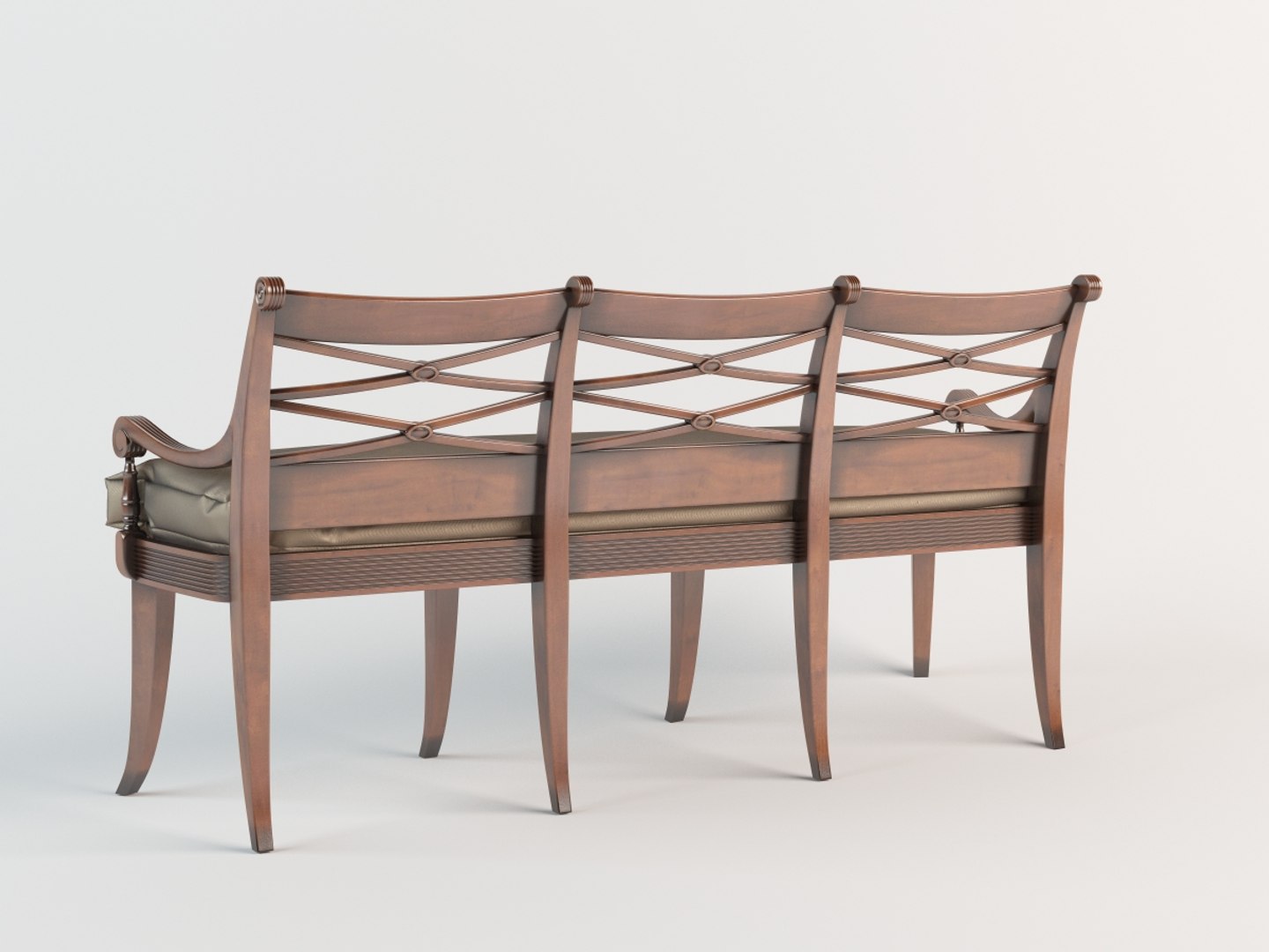 3d Theodore Alexander Bench Model