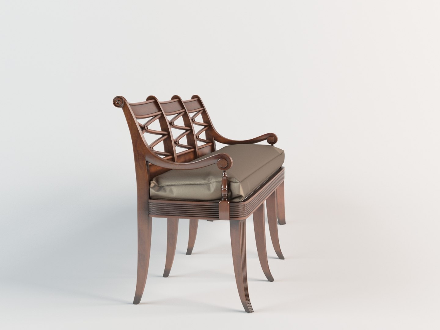 3d Theodore Alexander Bench Model