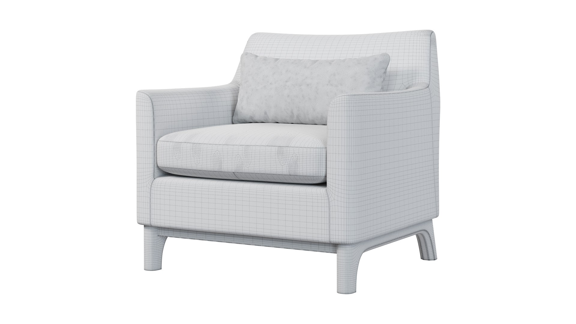 3D West Elm Harvey Armchair - TurboSquid 2200617