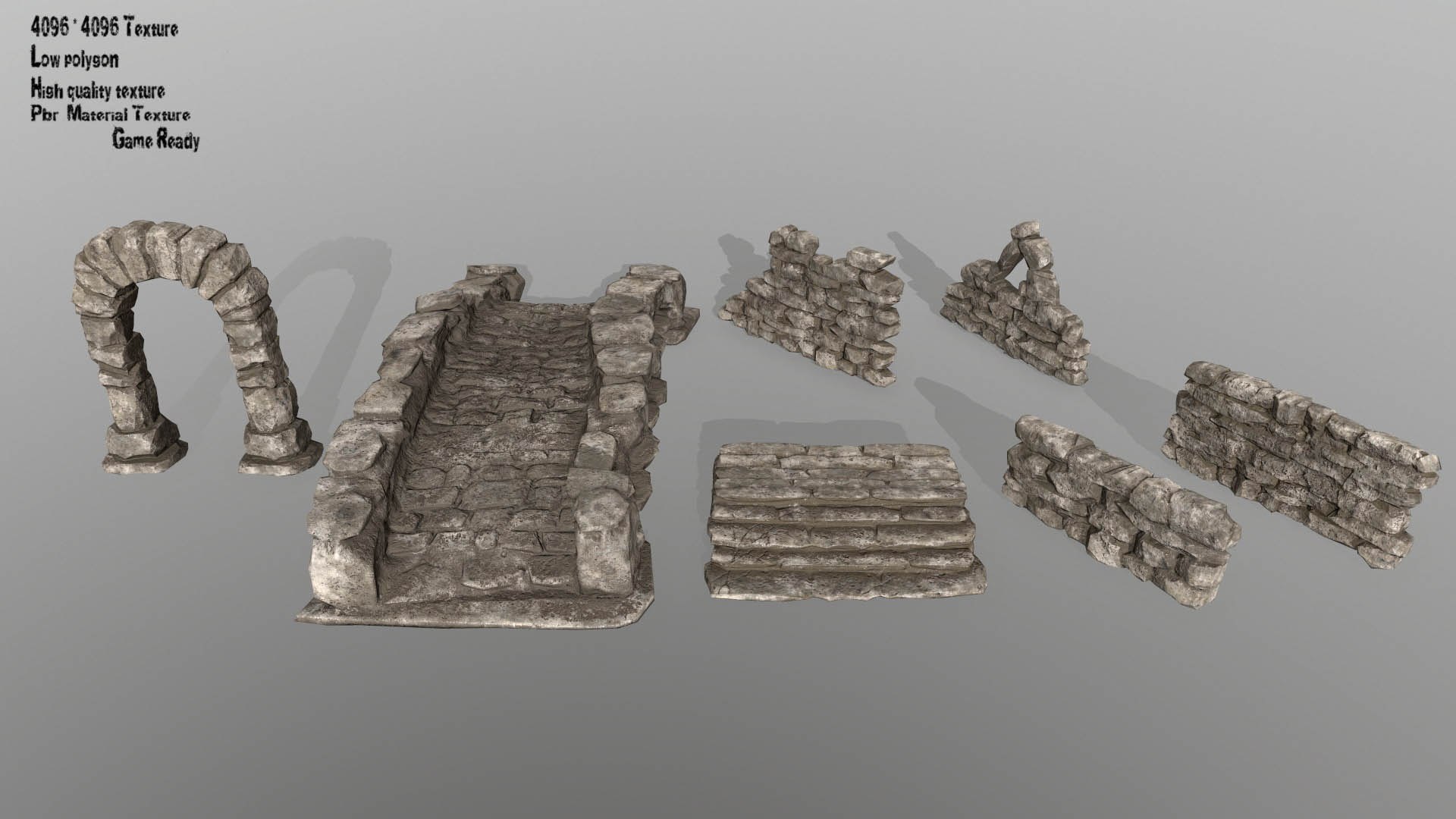 3D Wall Door Bridge - TurboSquid 1327343