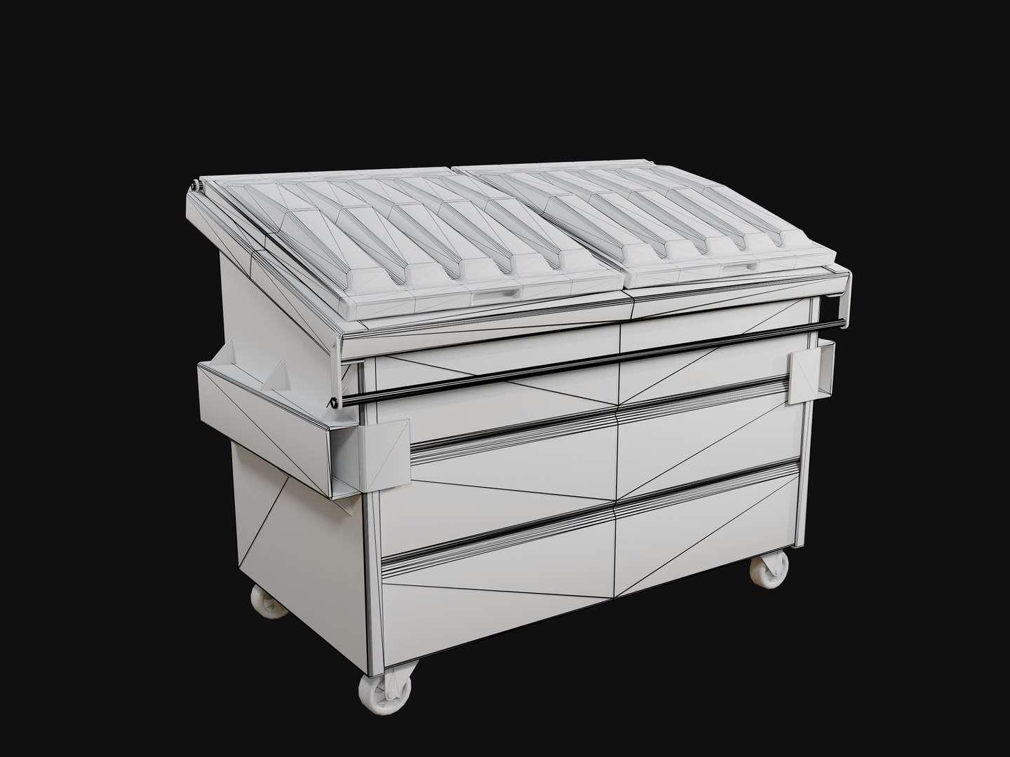 3D Rusty Dumpster Model - TurboSquid 2019764