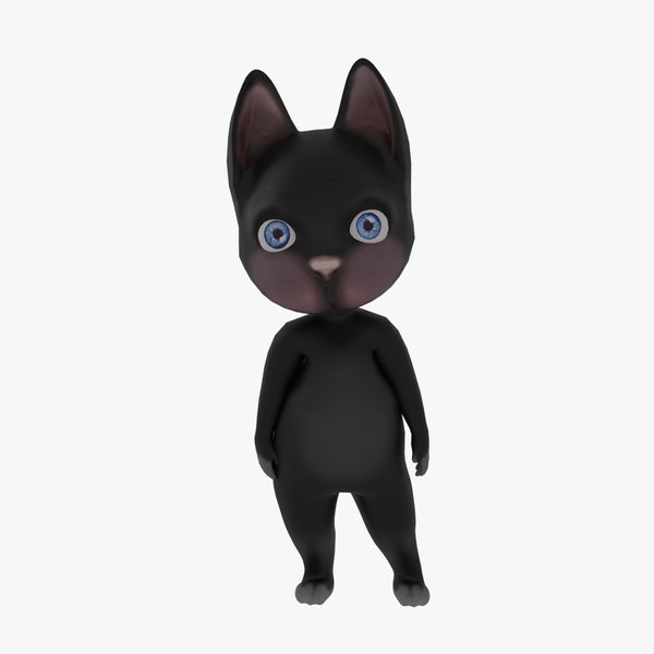 modelo 3d LowPoly modelo 3D de un gatito - TurboSquid 1778946
