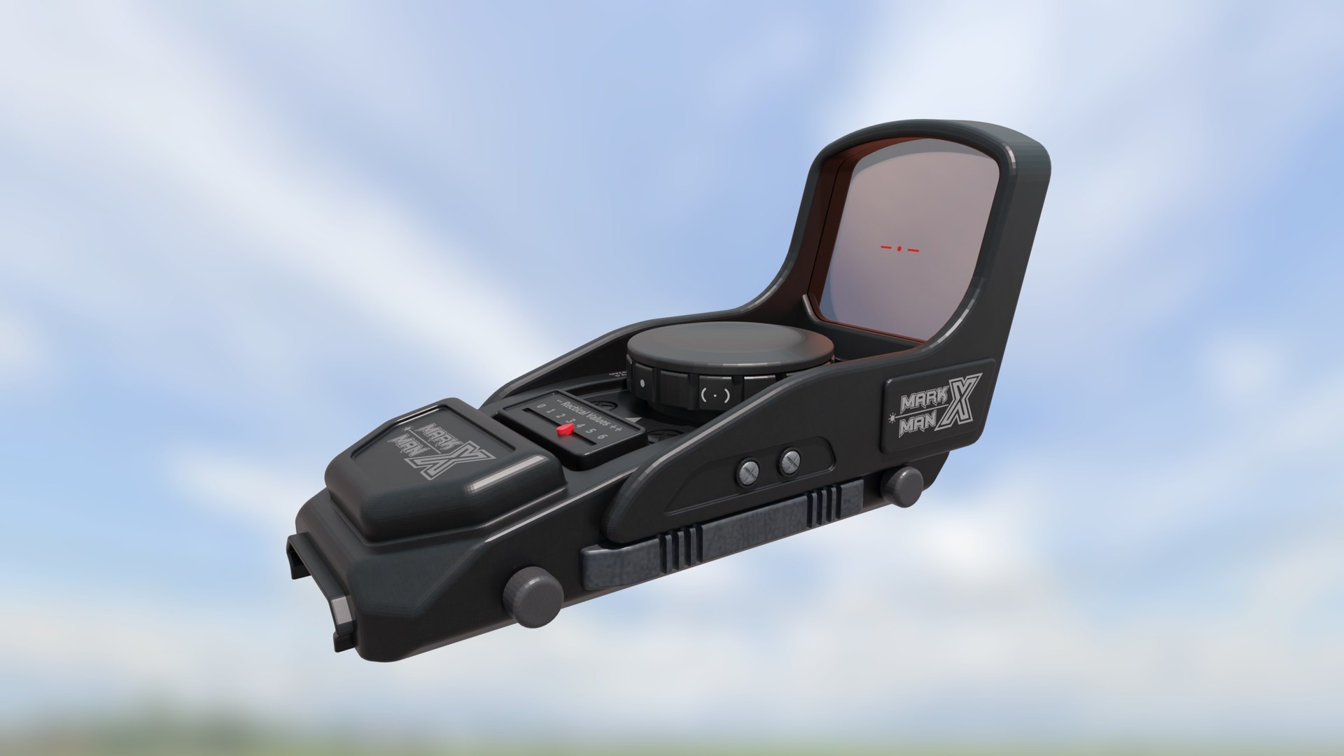 3D Model Red Dot Sight ELO-23 - TurboSquid 2028768