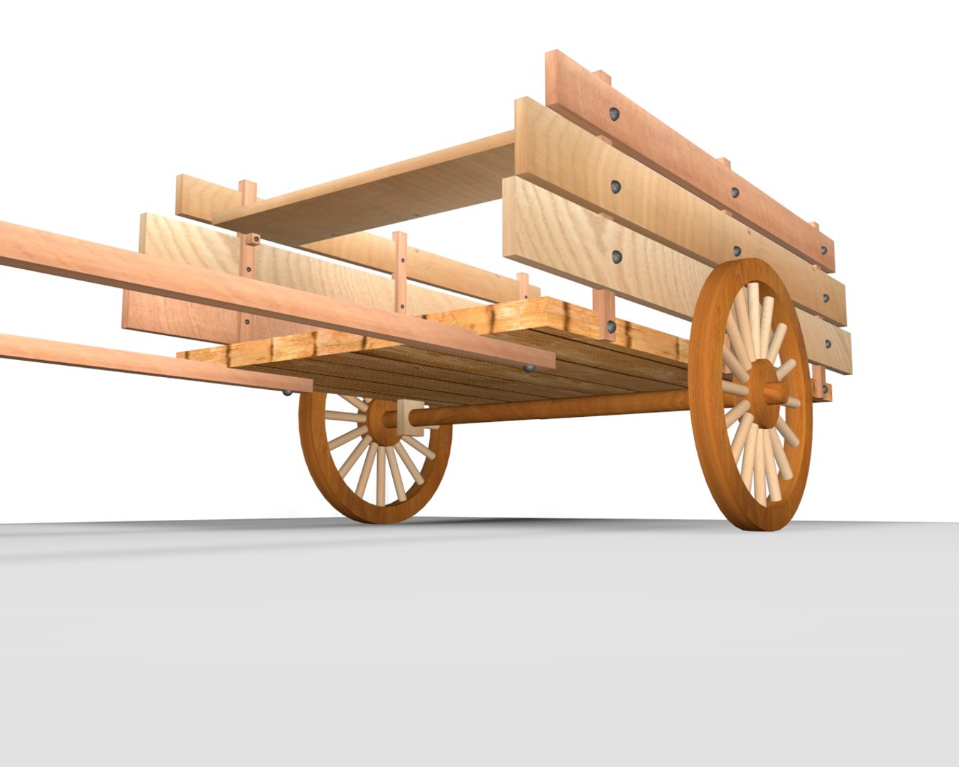 Medieval Cart 3d C4d