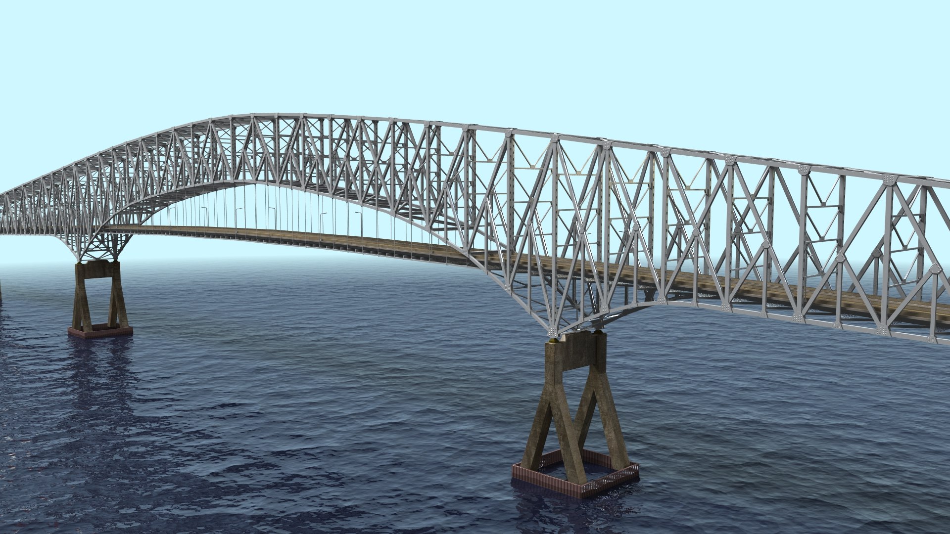 3D Francis Scott Key Bridge - TurboSquid 2209576