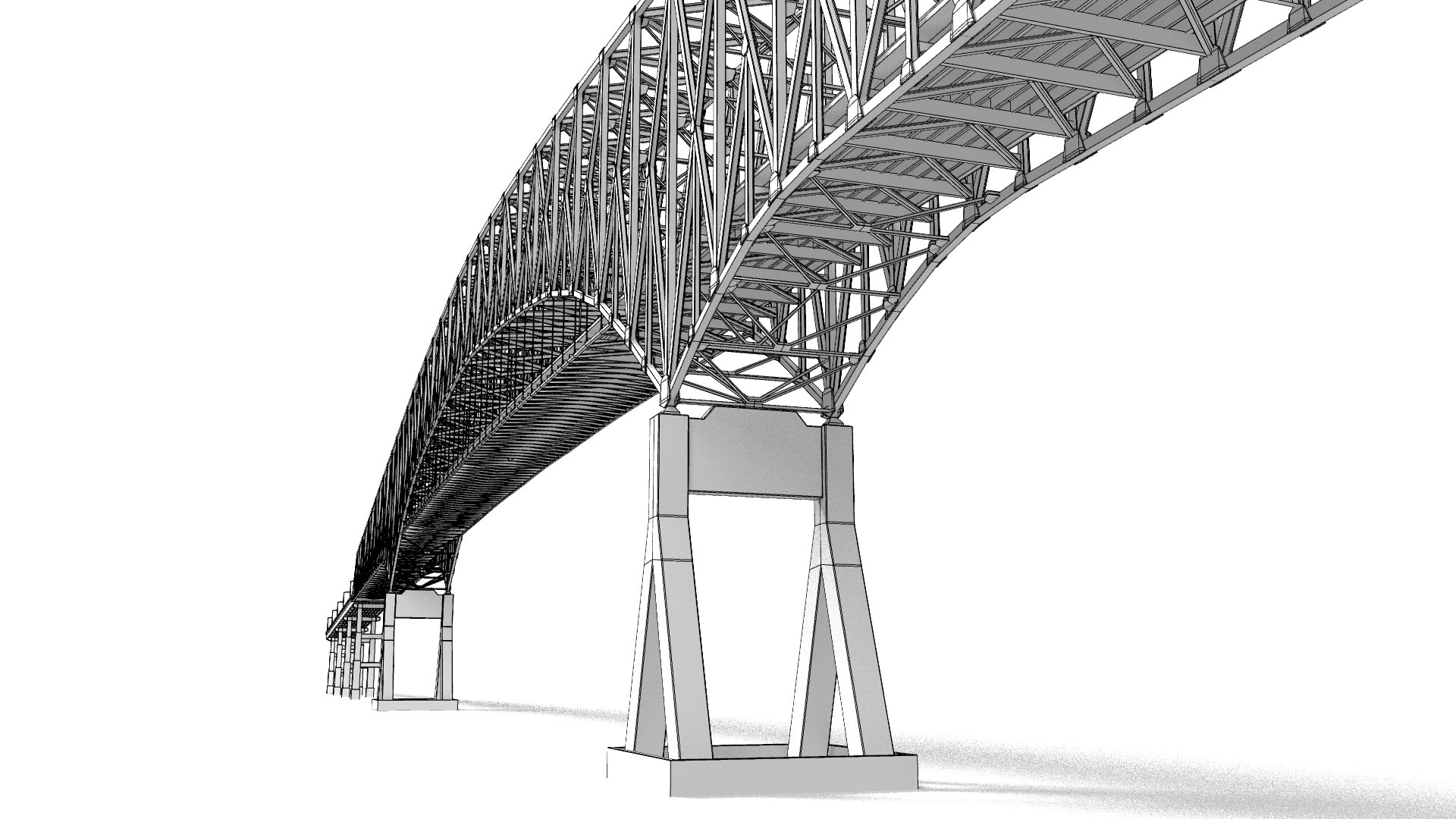 3D Francis Scott Key Bridge - TurboSquid 2209576