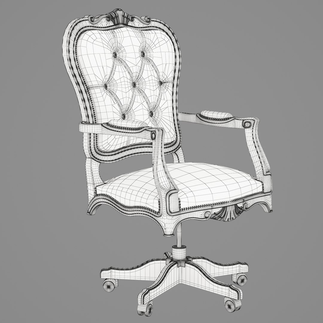 Office Manager Chair 3D model - TurboSquid 2165991