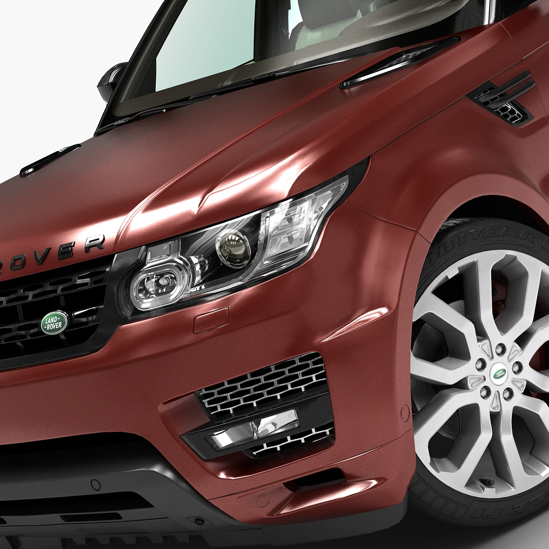 3d 2014 land rover range model