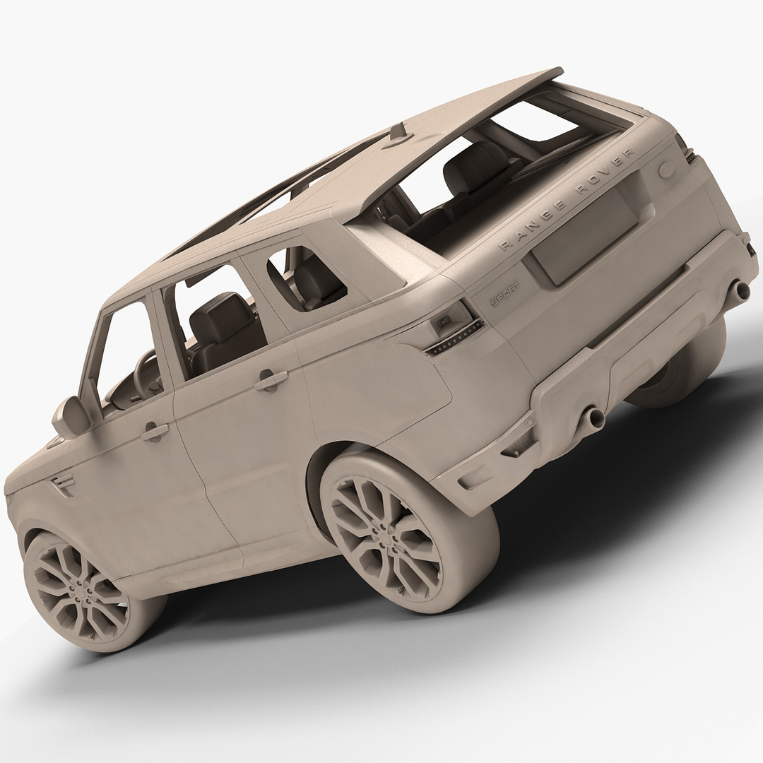 3d 2014 land rover range model
