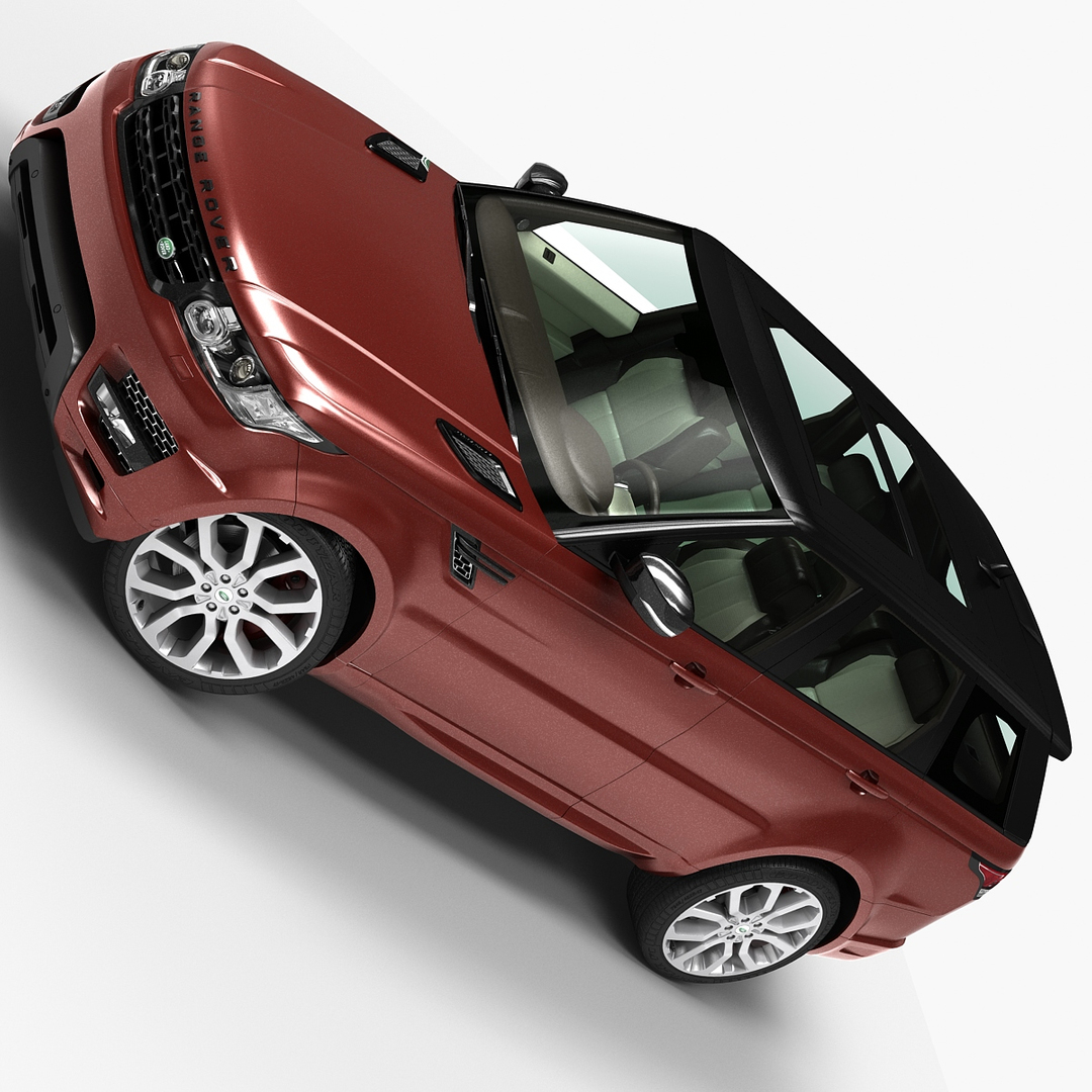 3d 2014 land rover range model