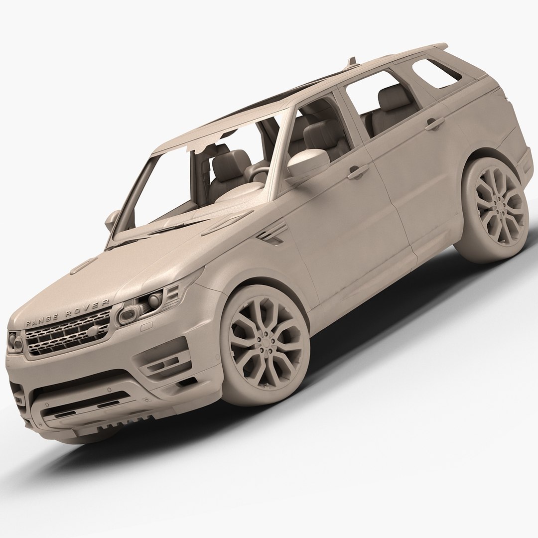 3d 2014 Land Rover Range Model