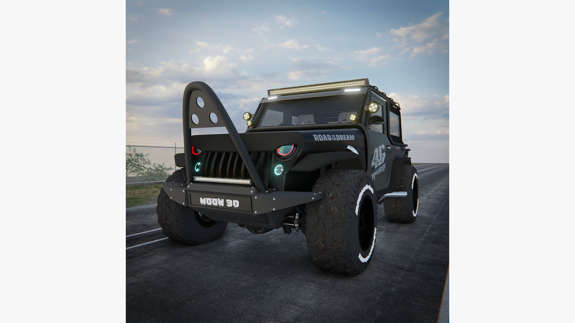 3D Mahindra Thar 2015 3D Model - TurboSquid 2018991