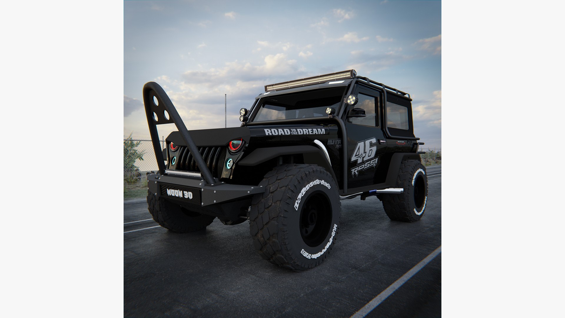3D Mahindra Thar 2015 3D Model - TurboSquid 2018991