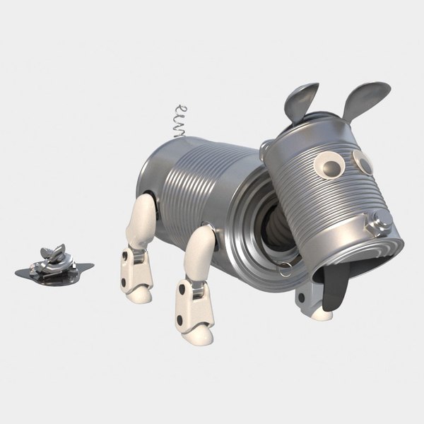 modelo 3d perro robot - TurboSquid 1258046