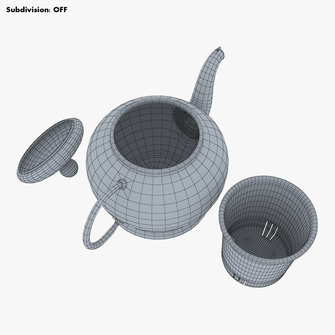 Glass Teapot 350ml M 1 3D Model - TurboSquid 2119548