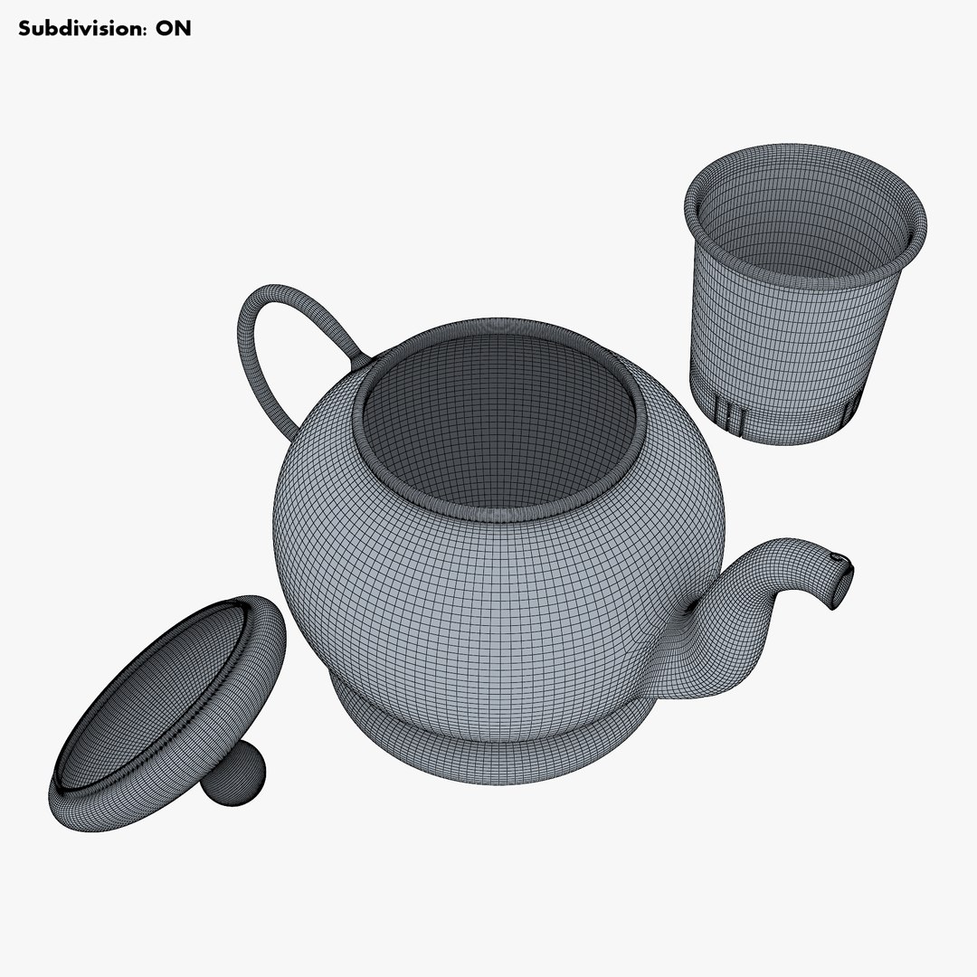Glass Teapot 350ml M 1 3D Model - TurboSquid 2119548