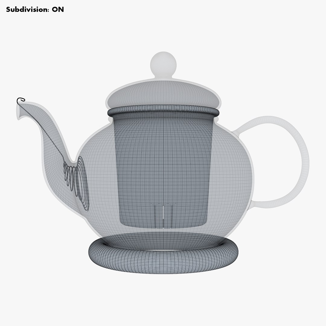 Glass Teapot 350ml M 1 3D Model - TurboSquid 2119548