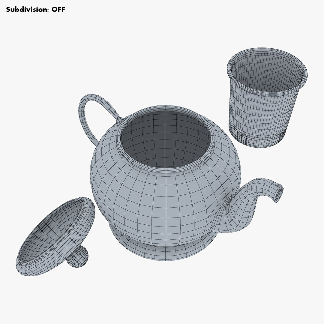 Glass Teapot 350ml M 1 3D Model - TurboSquid 2119548