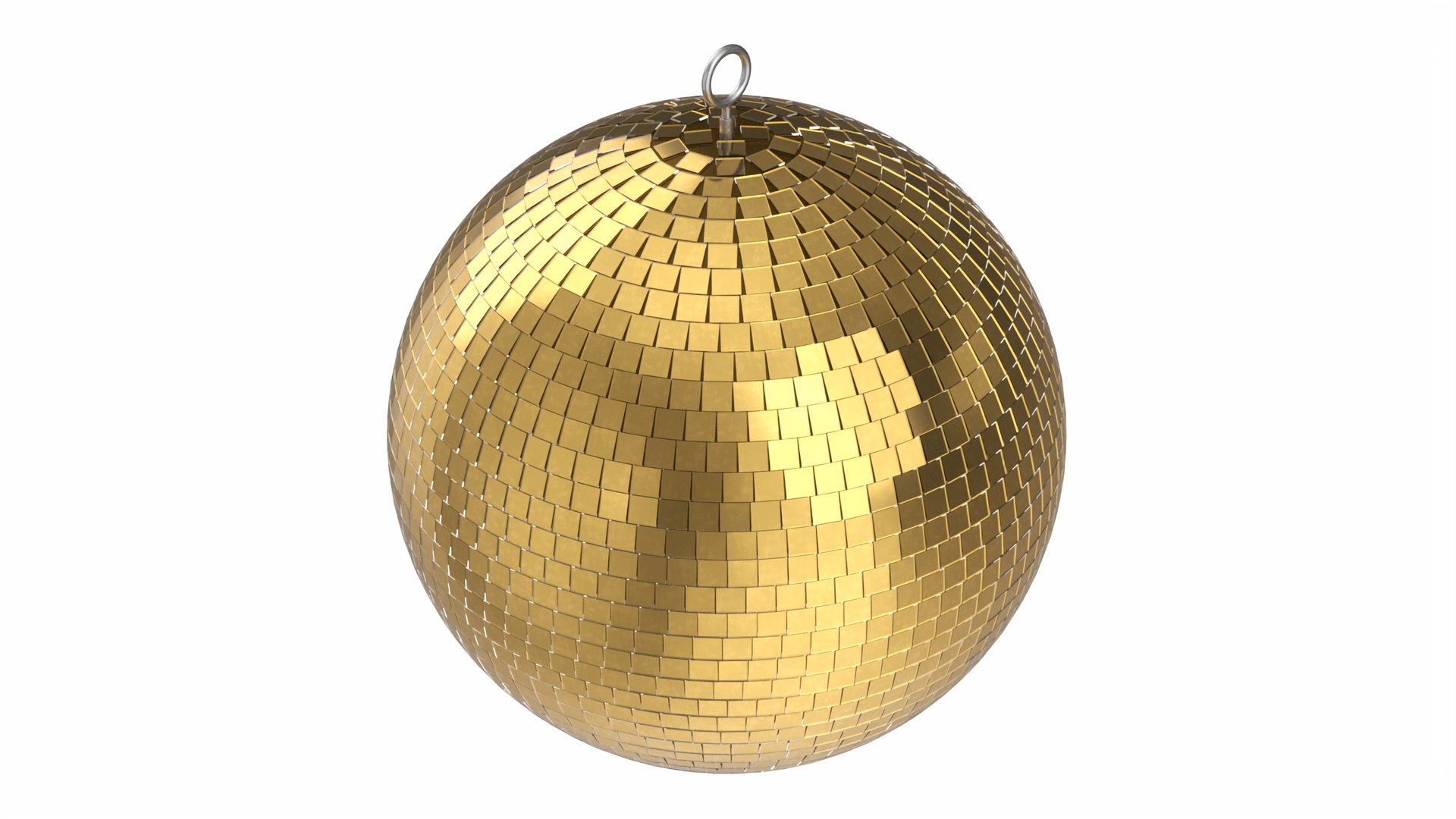 Gold Yellow Disco Ball 3D Model - TurboSquid 2163602