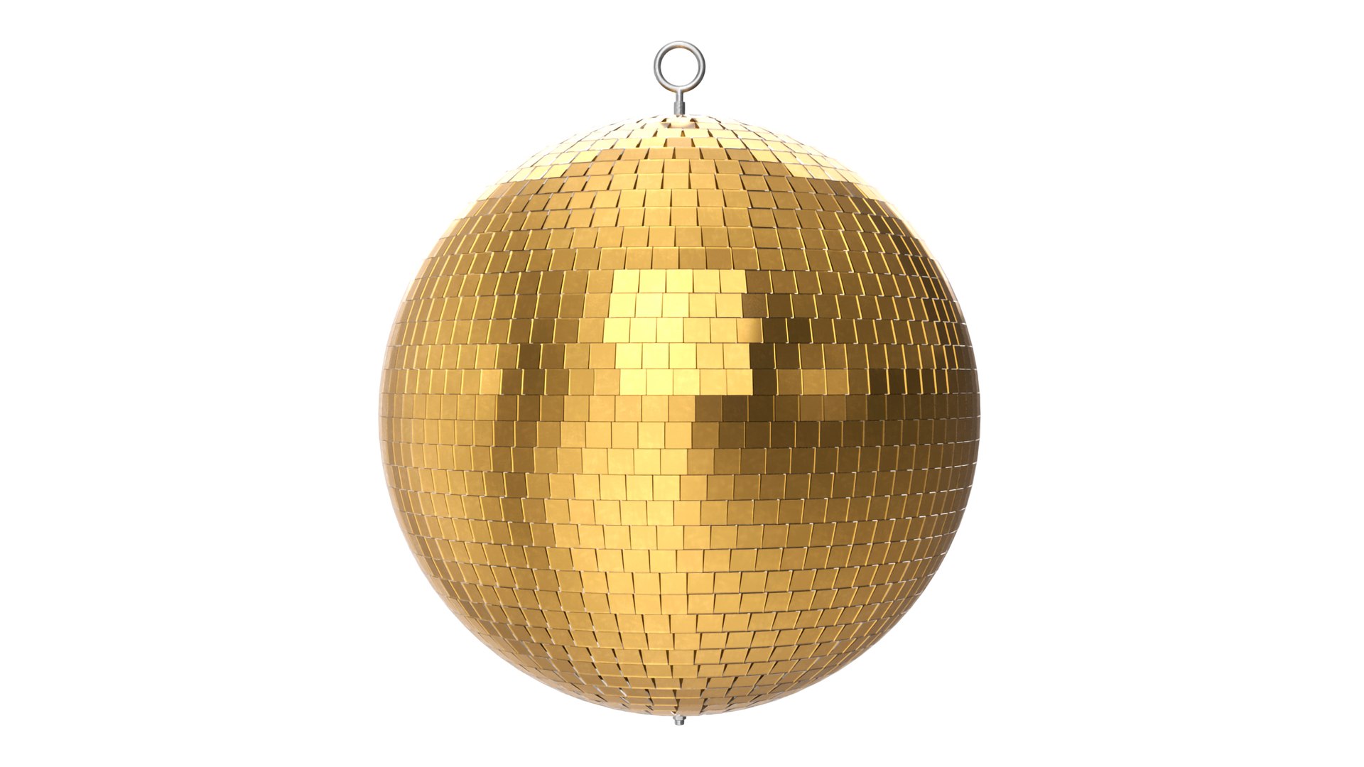 Gold Yellow Disco Ball 3D Model - TurboSquid 2163602