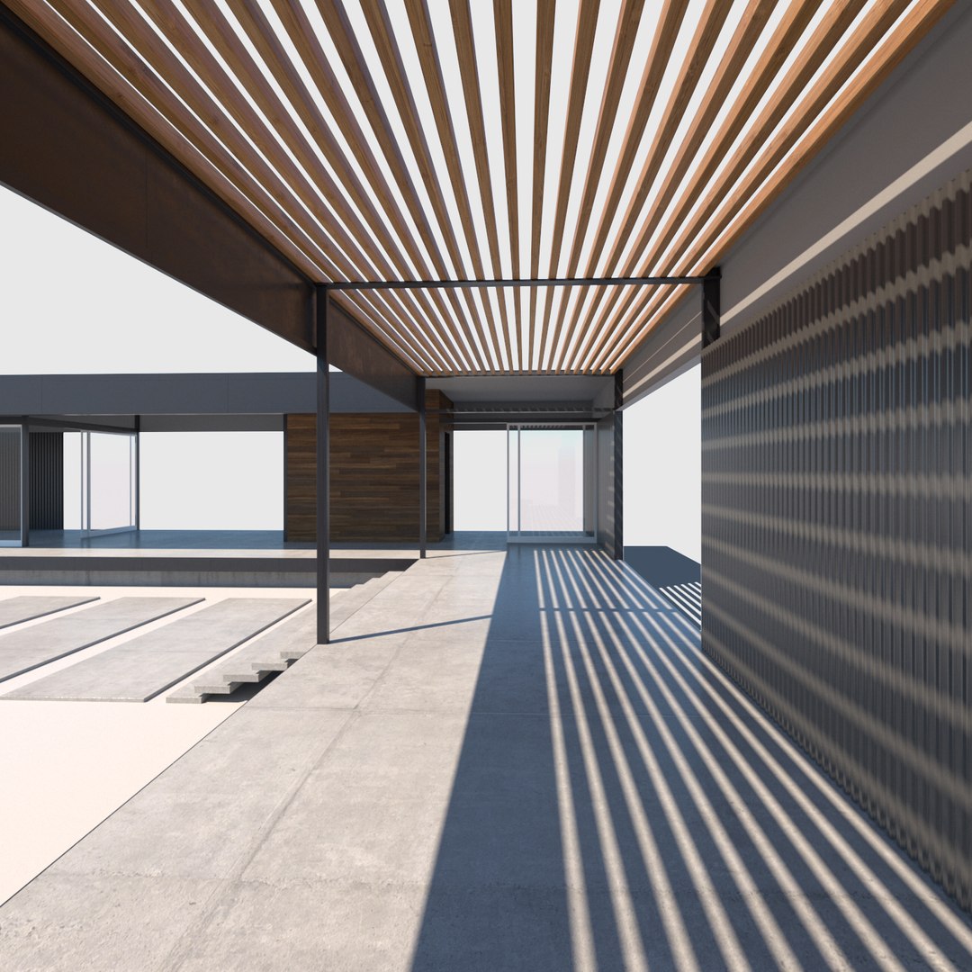 Modern Prefab House 3D - TurboSquid 1288799