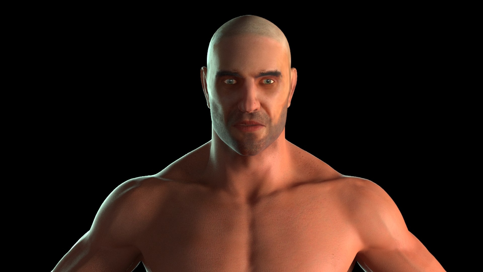 3d Male Body