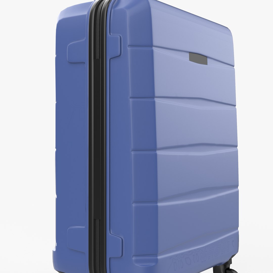 3D Stylish Suitcase Model - TurboSquid 2048547