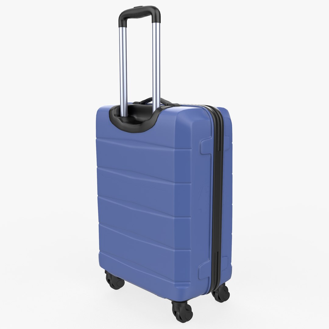 3D Stylish Suitcase Model - TurboSquid 2048547