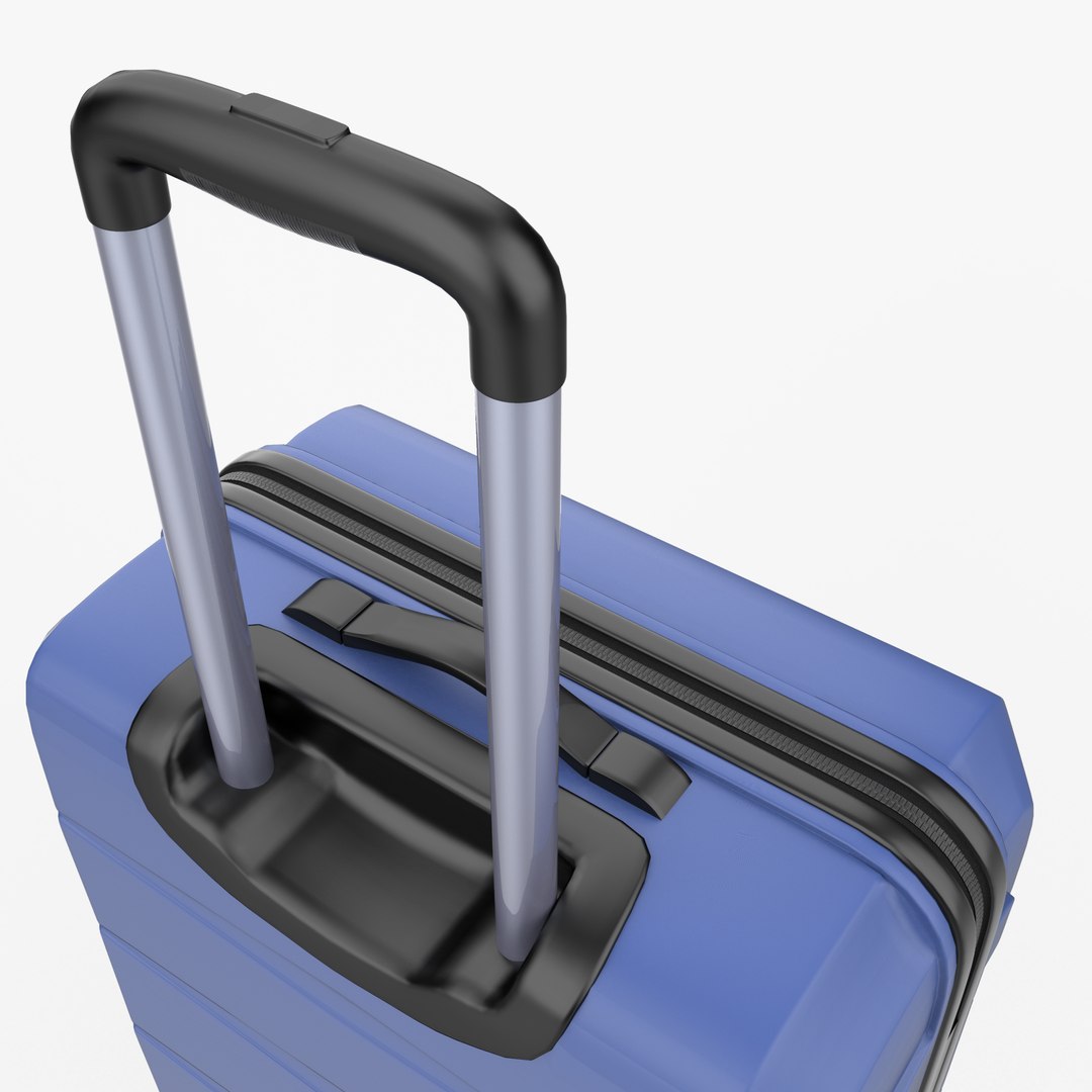 3D Stylish Suitcase Model - TurboSquid 2048547