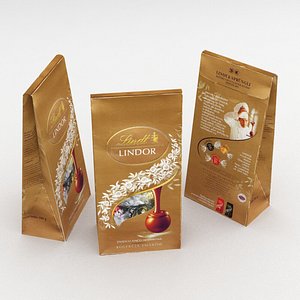 Lindt lindor cornet boxes 3D model - TurboSquid 1156160
