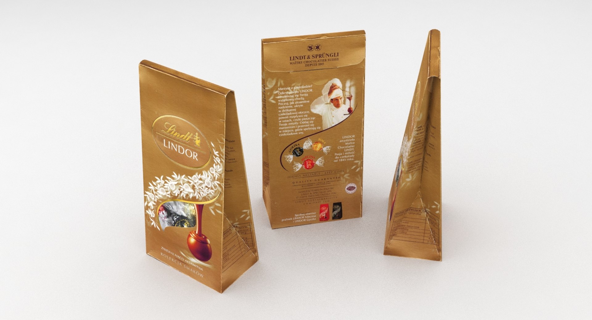 3D Lindt Lindor Assorted Bag Model - TurboSquid 1159750