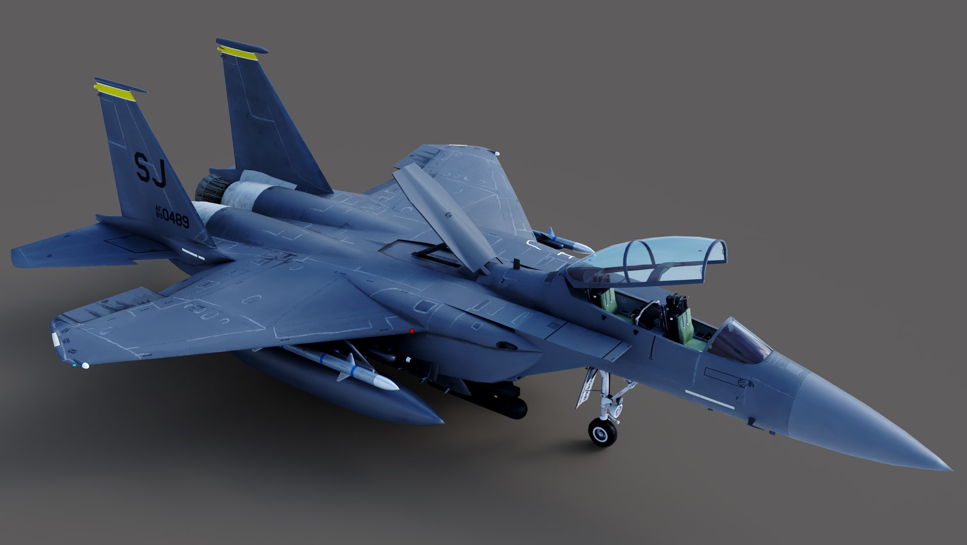 3D F15-E Strike Eagle - TurboSquid 2212418