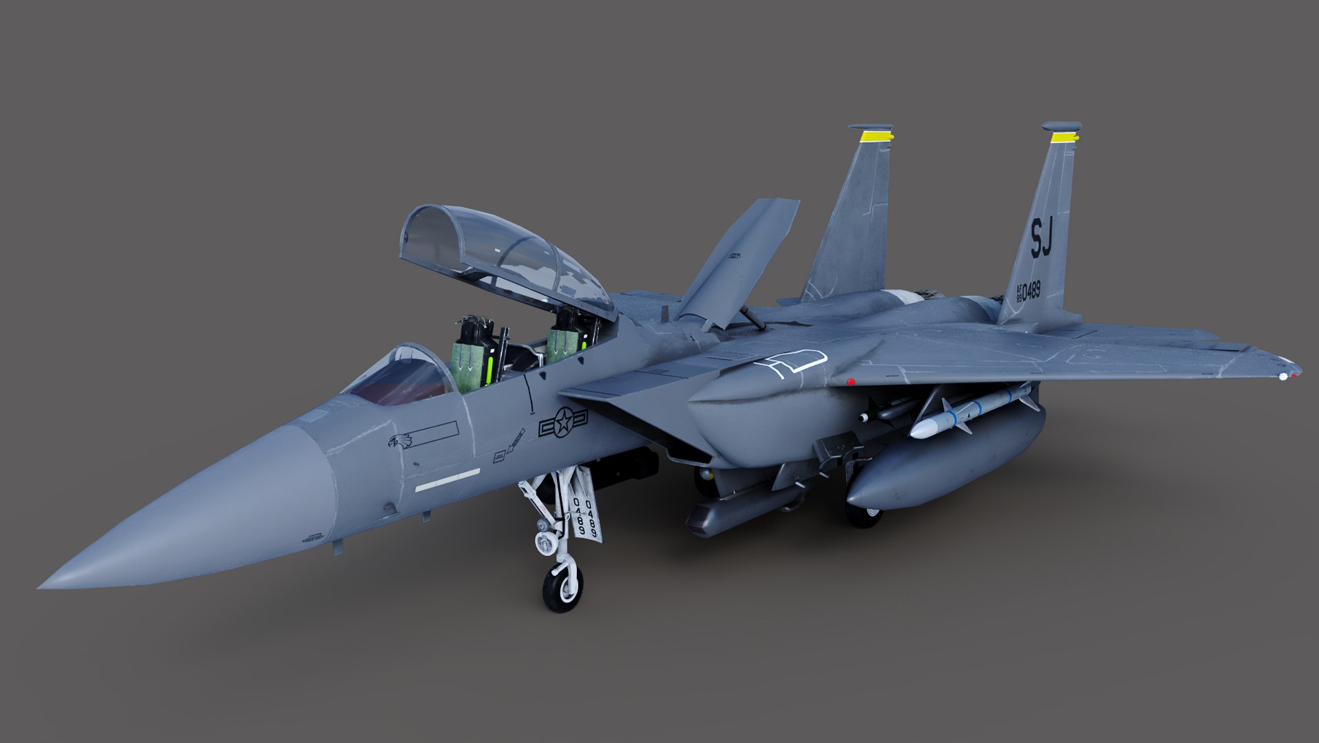3D F15-E Strike Eagle - TurboSquid 2212418