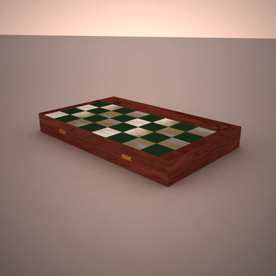 3d Model Backgammon