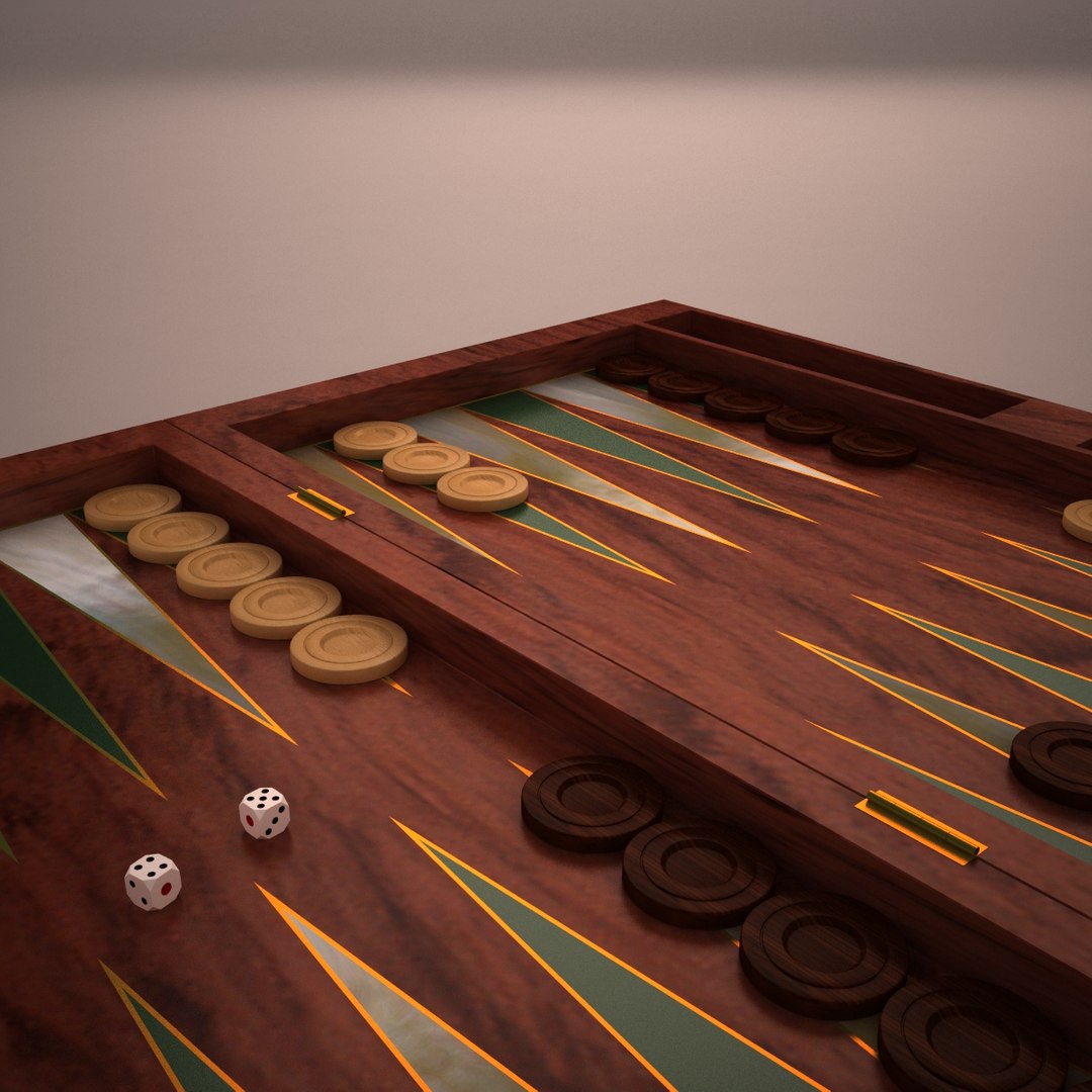3d Model Backgammon