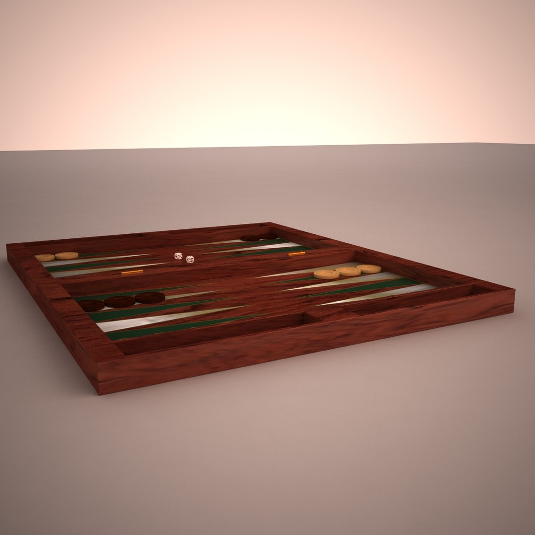 3d Model Backgammon