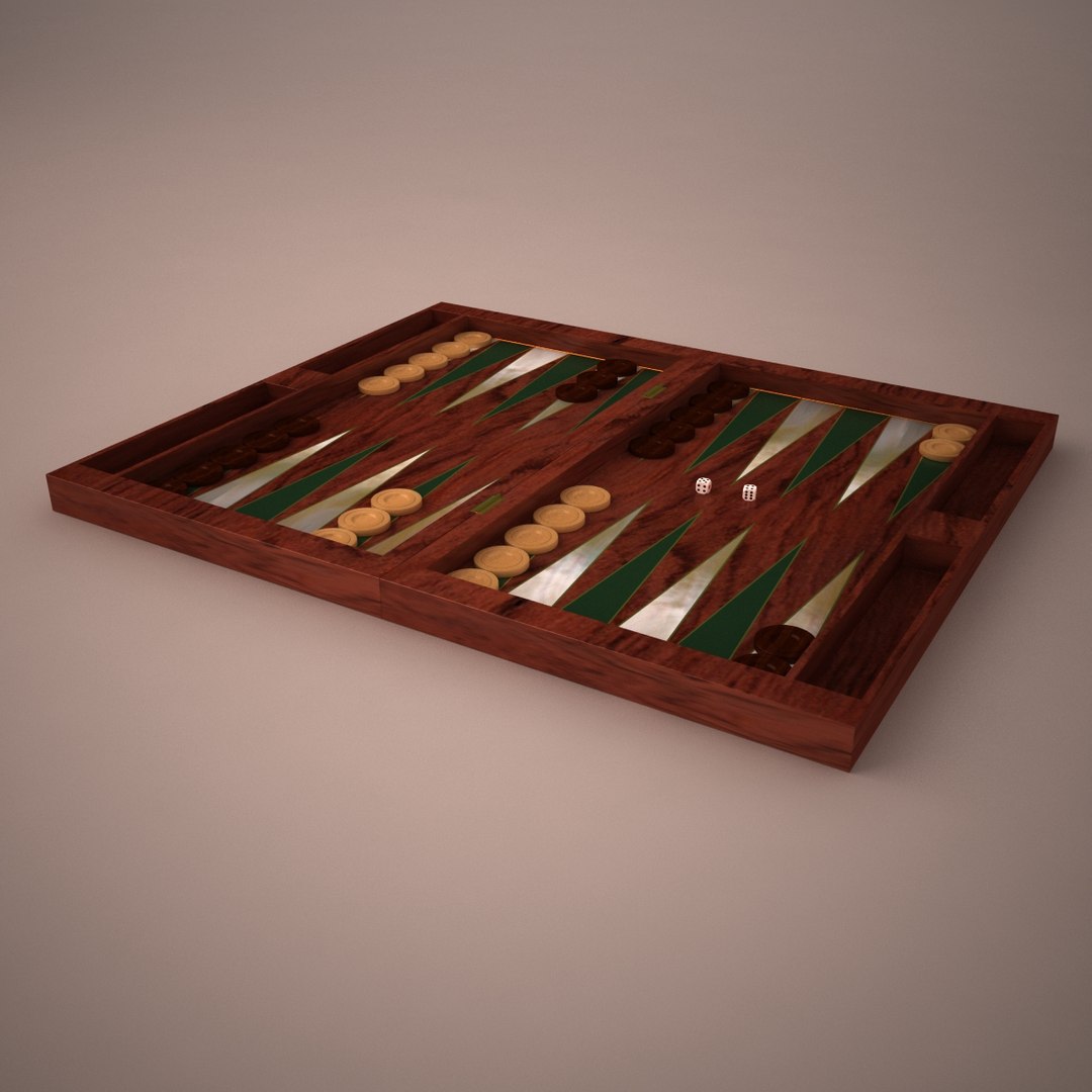 3d Model Backgammon