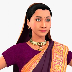 3D Saree Models | TurboSquid