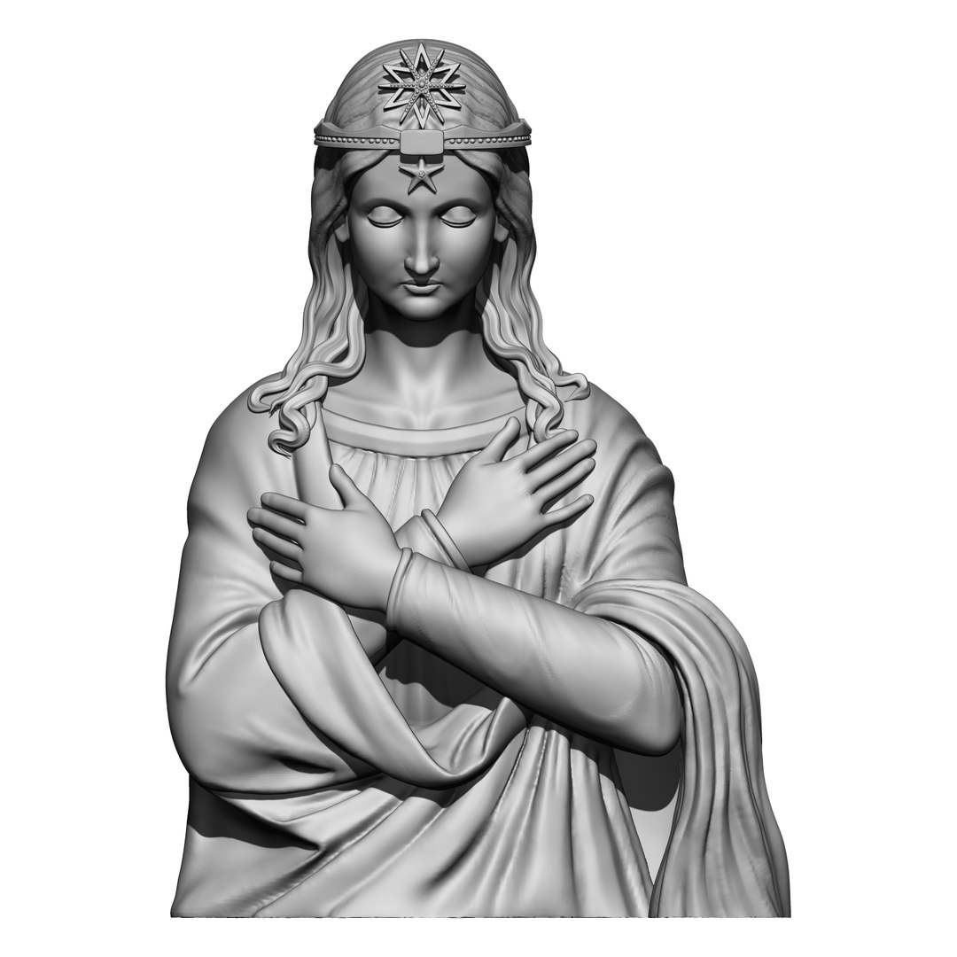 Virgin Mary 3D Model - TurboSquid 1184234