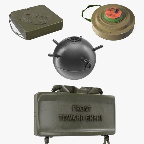 3D Landmine Models | TurboSquid