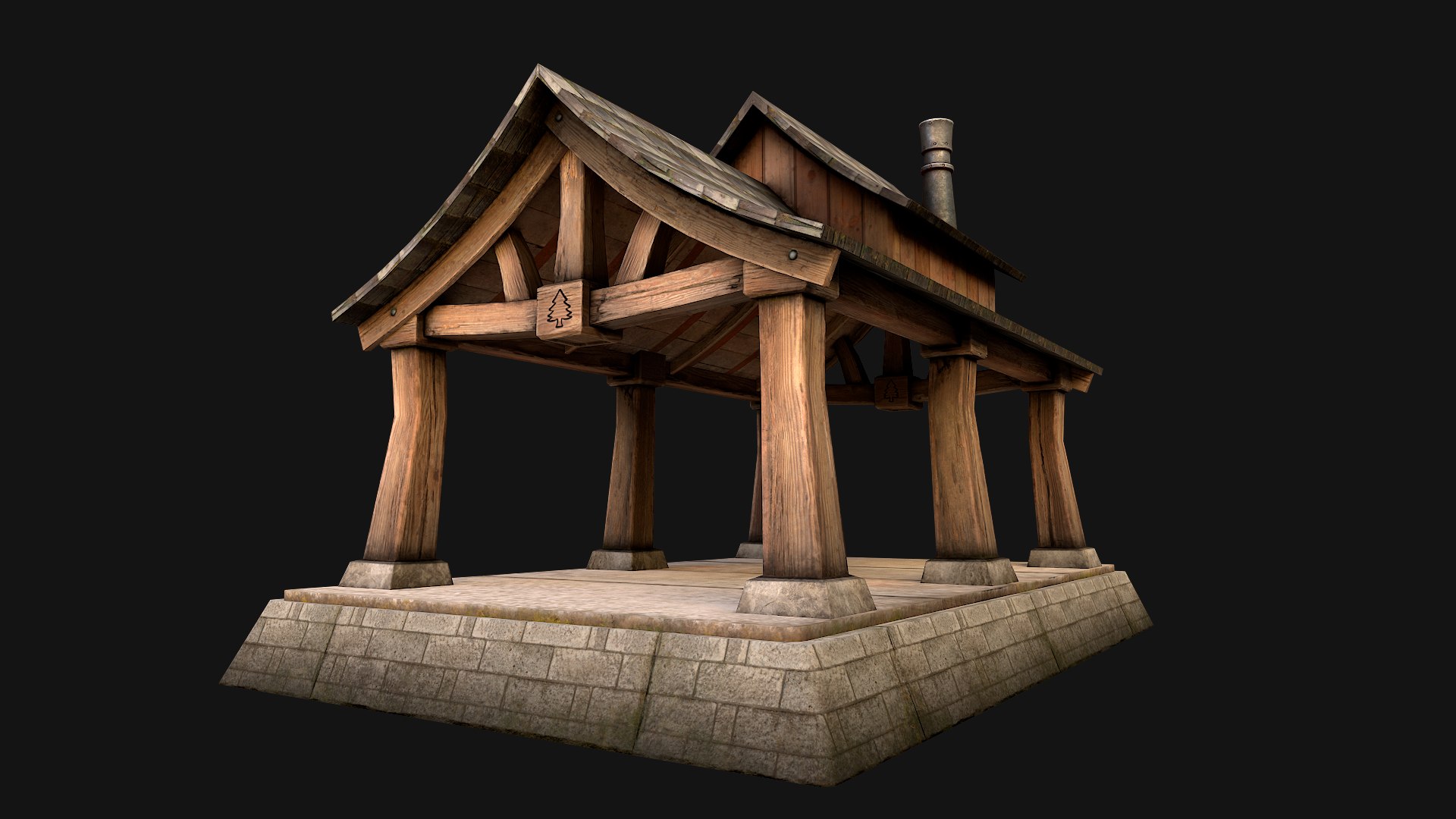 Medieval Storage 3D model - TurboSquid 1876061