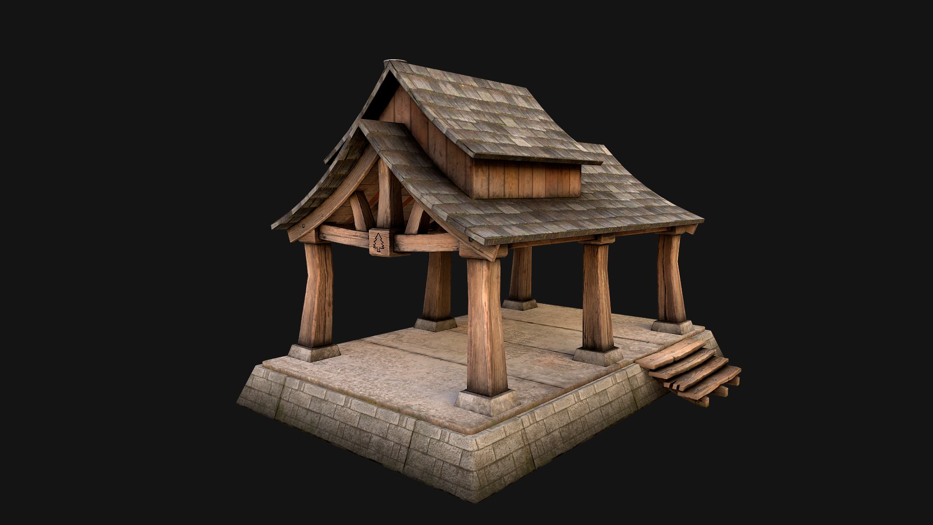 Medieval Storage 3D model - TurboSquid 1876061